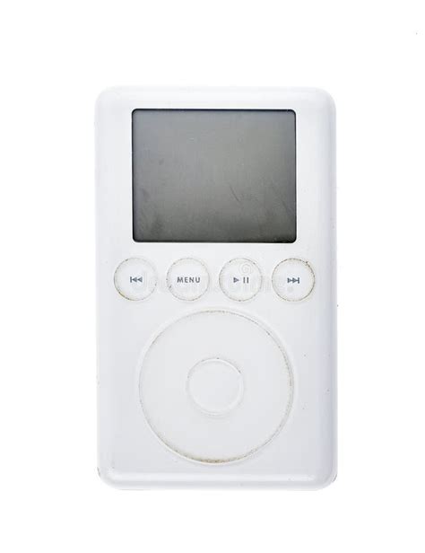 Old Apple Ipod Classic 3rd Generation 15gb 2003 Mp3 Player Stock Image