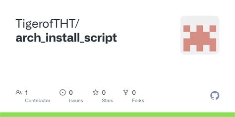 Github Tigeroftht Arch Install Script