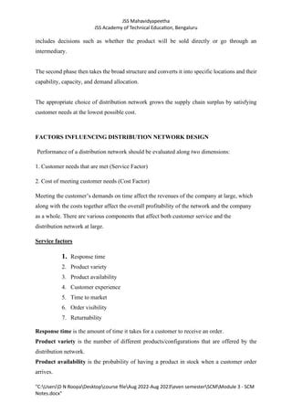 Module SCM Notes Docx Pdf