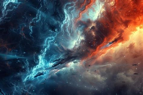 Experience The Thrill Of Adventure As Spaceships V Generative Ai Premium Ai Generated Image