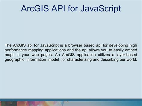 Arcgis Javascript Api Build A Web Layer Based Map Application With