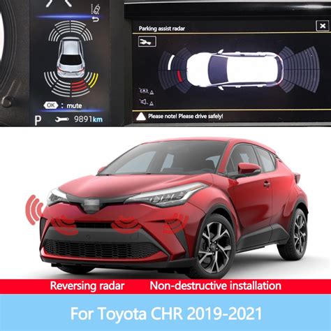 Display Reversing Image Front Rear Radar Parking Detector Kit Sound Warning Indicator For Toyota