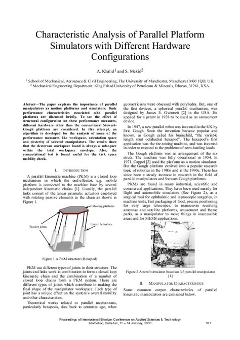Pdf Characteristic Analysis Of Parallel Platform Simulators With Different Hardware Configurations