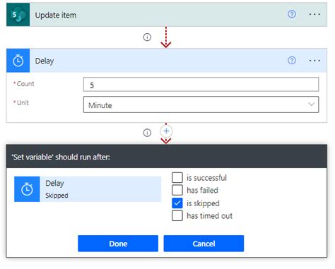 power automate update item flow fails when list is being edited by a
