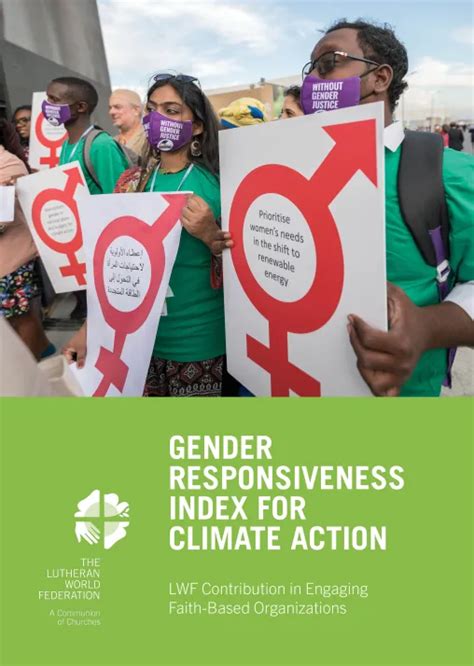 Gender Responsiveness Index For Climate Action The Lutheran World