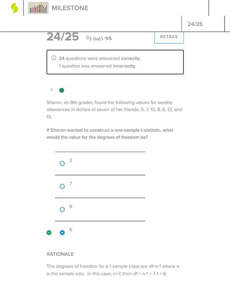 Sophia Intro To Statistics Final Milestone MAT Studocu