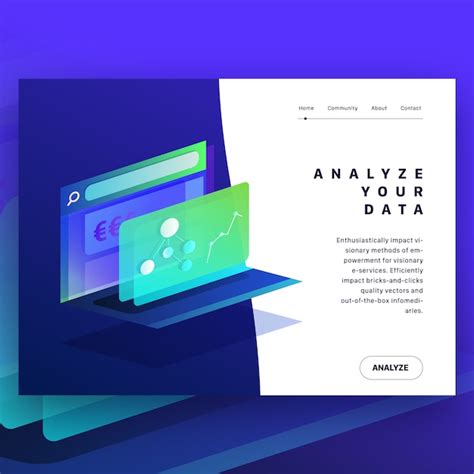 Premium Vector Isometric Illustration For Analyzing Data