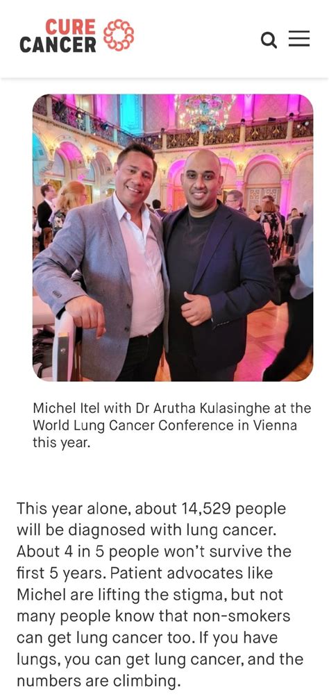 Arutha Kulasinghe On Linkedin Lungcancer Curecancer