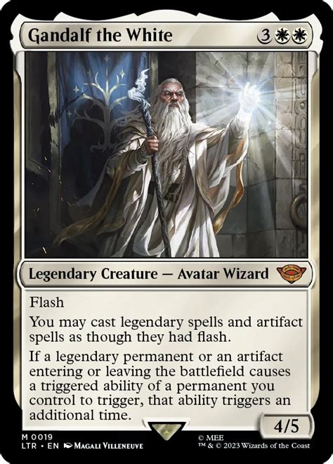 Gandalf The White Mtg The Lord Of The Rings Tales Of Middle Earth