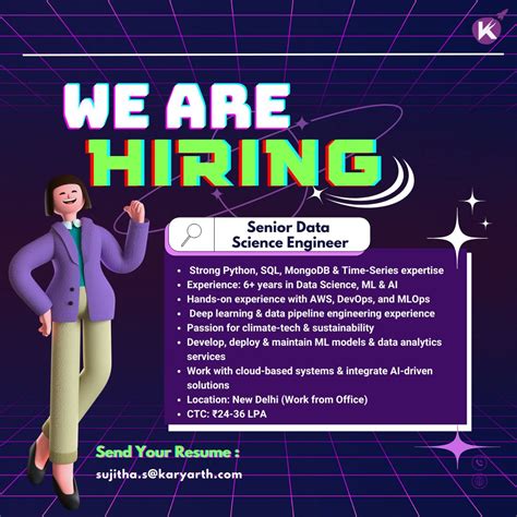 seniordatascienceengineer hiring datascience machinelearning mlops… sujitha s