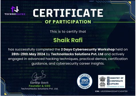 Shaik Rafi On Linkedin Hello Everyon I Have Successfully Completed The