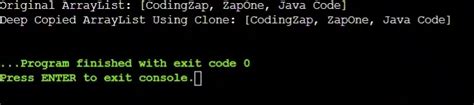How To Perform Java Deep Copying Of Arraylist Codingzap