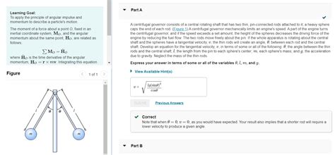 Solved Learning Goal Part A To Apply The Principle Of