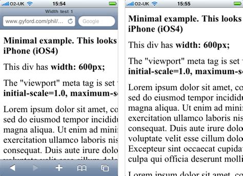 Making A Web Page Fit An IPhone Screen Phil Gyfords Website