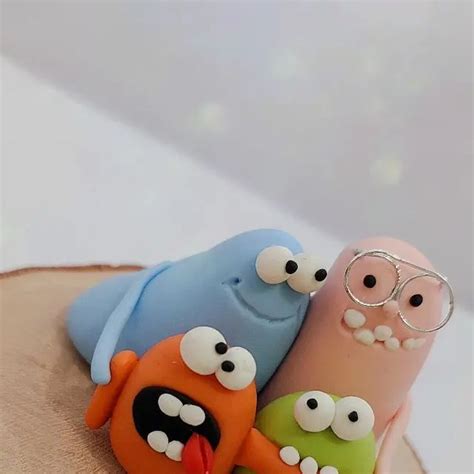 ‎انگشتر خمیری گوشواره گیره مو جاکلیدی خمیری‎ On Instagram‎ سفارش