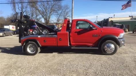 A074 2017 Ram 5500 Slt 4x4 Nicely Equipped W Jerr Dan Mpl40 Sling Motorcycle Towing Adaptor