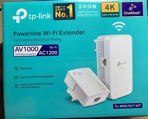 Tp Link Powerline Wi Fi Extender Tl Wpa Kit Carousell