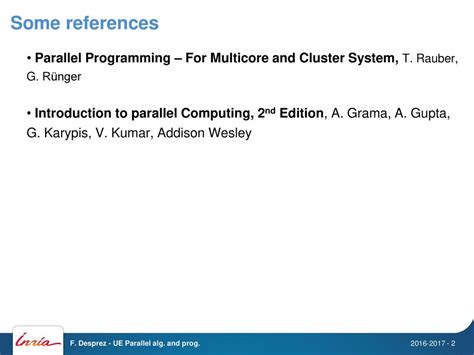 Performance Evaluation Frédéric Desprez Inria Ppt Download