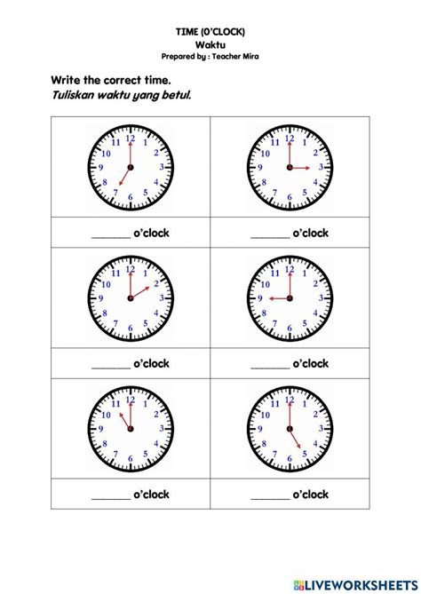 Time Online Exercise For Grade 3 Worksheets Library