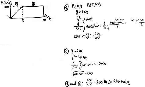 Voltage Is This The Proper Way Im Calculating Rms Electrical