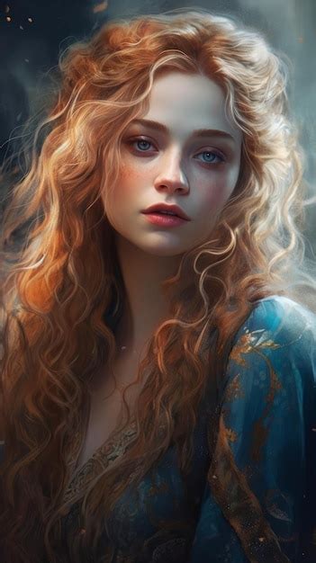 Premium Photo The Red Haired Girl Is A Beautiful Girl