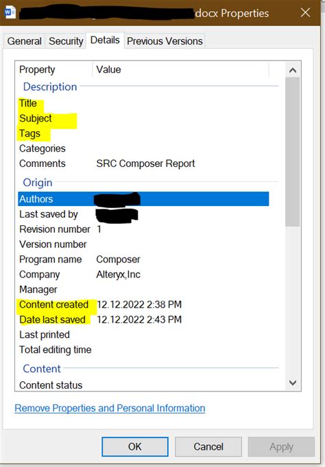 Solved Metadata To Be Added To The Output In Alteryx Desi Alteryx