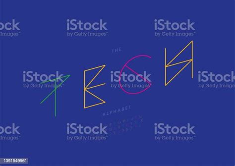 Tech Alphabet Stock Illustration Download Image Now Abstract Alphabet Art Istock