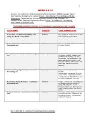 Excel Conditional Formatting And Data Validation Training Tasks Course Hero