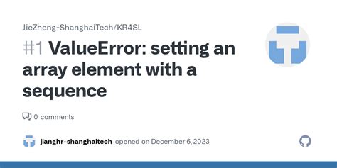 valueerror setting an array element with a sequence · issue 1
