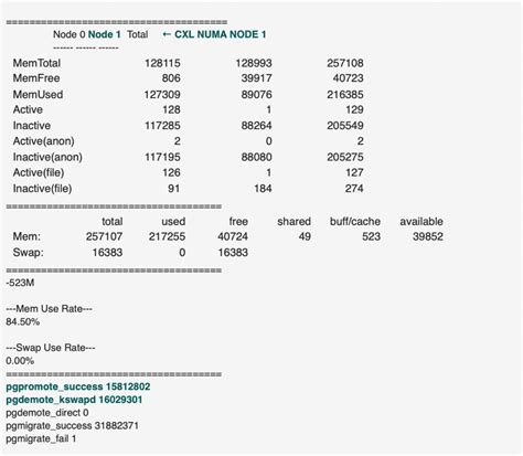 cmm d의 linux numa 활용 memory tiering 삼성반도체
