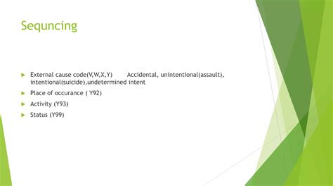 external cause coding pptx first aid injuries