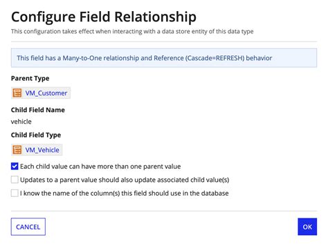 custom data type cdt relationships