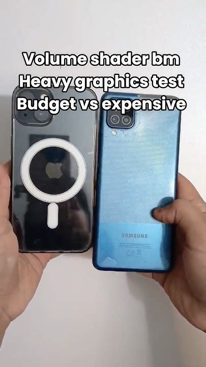 Volume Shader Bm Heavy Graphics Test Budget Vs Expensive Viral Shorts Smartphone Youtube