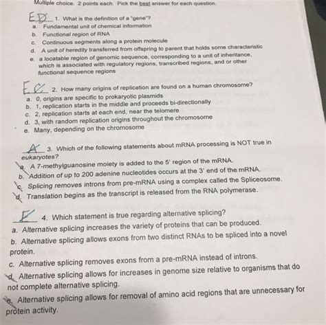 solved multiple choice 2 points each pick the best answer