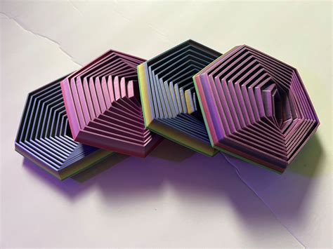 Fractal Fidget Hexagon Etsy