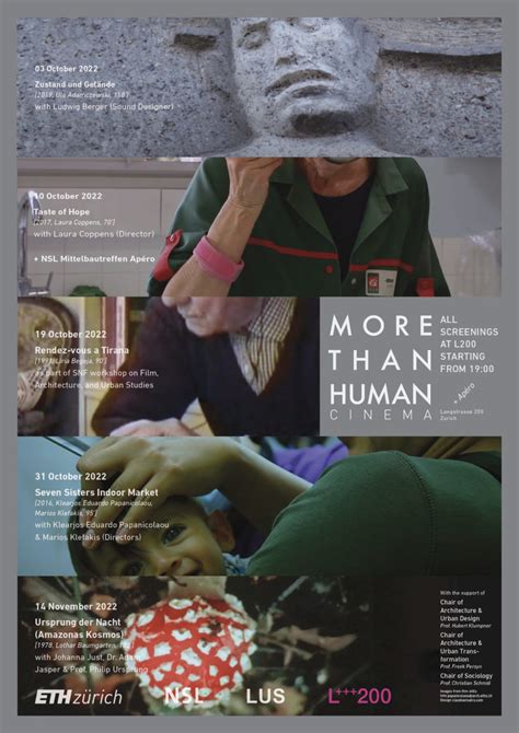 More Than Human Cinema Autumn Semester 2022 Master In Landscape