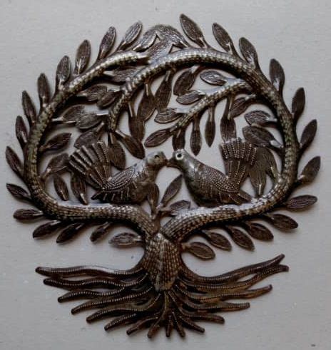 Tree Of Life With Birds Wall Art 10 All Items Are Handmade In Haiti