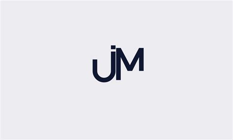 Jm Alphabet Letters Initials Monogram Logo 11876786 Vector Art At Vecteezy