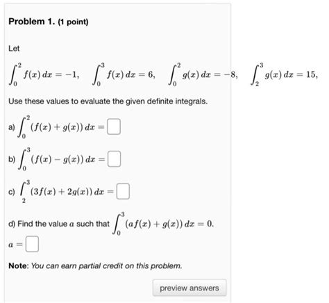solved problem 1 1 point let r a de 1 [ 12 ds 6