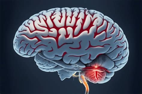 Premium Ai Image Understanding Human Brain Anatomy Nerve Cells And The Effects Of Encephalitis