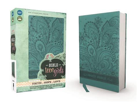 Niv Bible For Teen Girls Leathersoft Blue Growing In