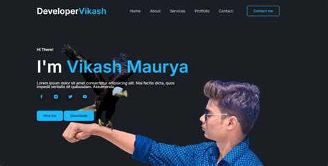 vikash kumar maurya on linkedin html css html css front footer