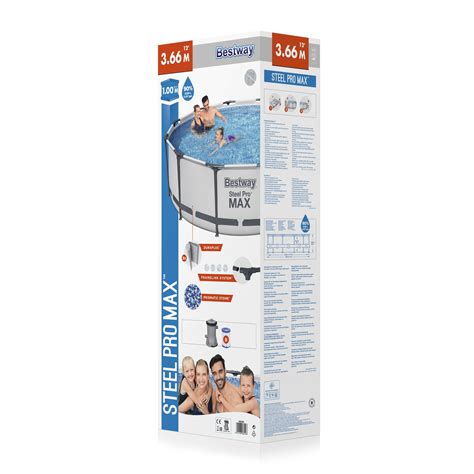 Bestway Каркасный бассейн Steel Pro Max 366х100см, 9150л, фил.-насос ...