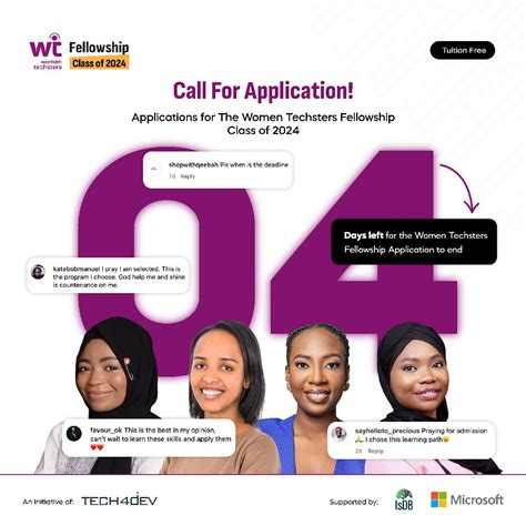 Tech4dev On Linkedin Womentechsters Womentechstersfellowship Wtfc24