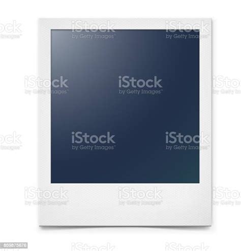 사진 프레임 현실적인 종이 질감과 그림자와 흰색 배경에 고립 즉석 인화 전송에 대한 스톡 벡터 아트 및 기타 이미지 즉석 인화 전송 형판 프레임 Istock
