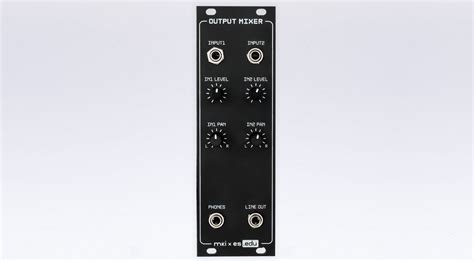 erica synths edu diy output module line and headphone output