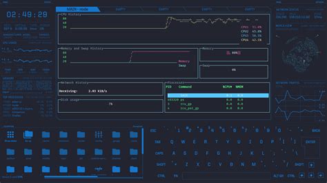EDEX UI The Tron Inspired Terminal Emulator For Linux LinuxForDevices