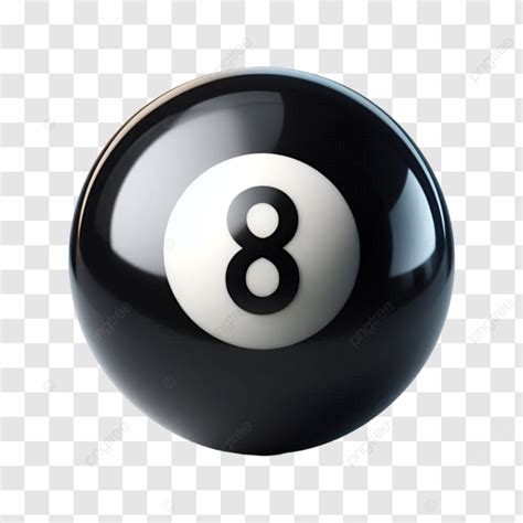 3d Billiard Ball Number 8 Billiard Ball Vector 3d Billiard Ball