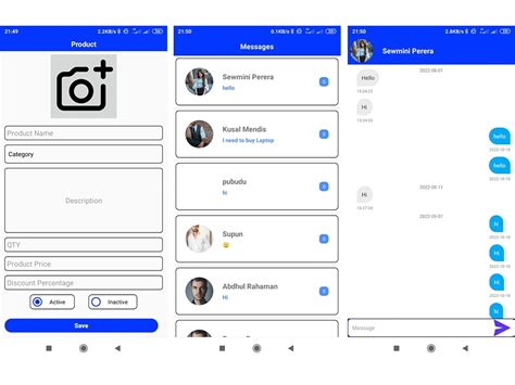 an e commerce android app for customers and owners of the shop upwork