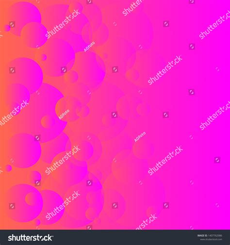 Abstract Gradient Bubble Background Vector Illustration Stock Vector Royalty Free 1407762986